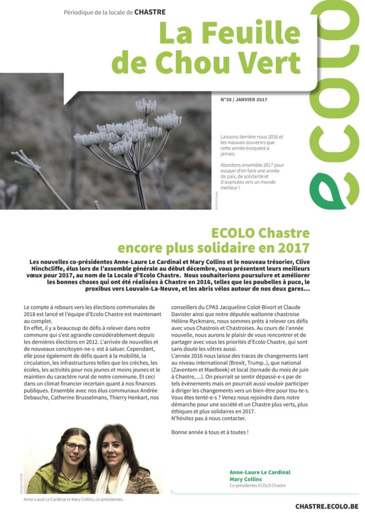 La Feuille de Chou Vert n°38 – Chastre 2024